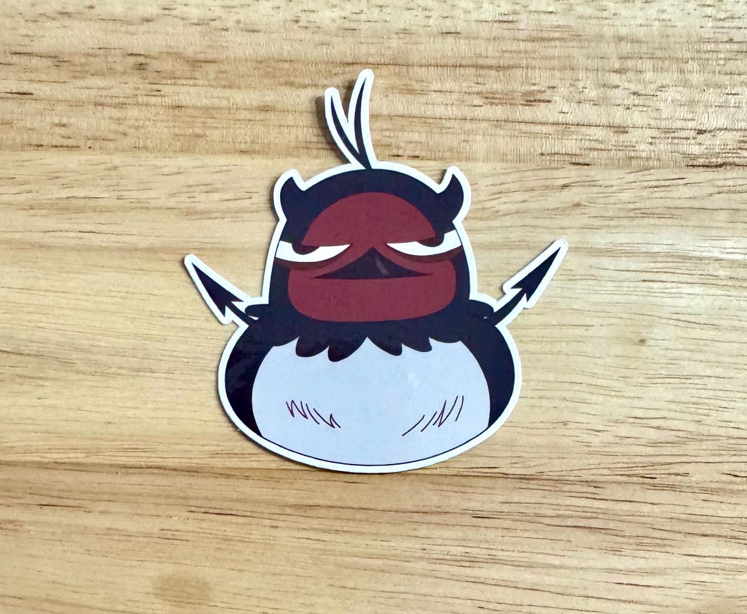 Nero Anti Bird Black Clover Die Cut Sticker - Etsy