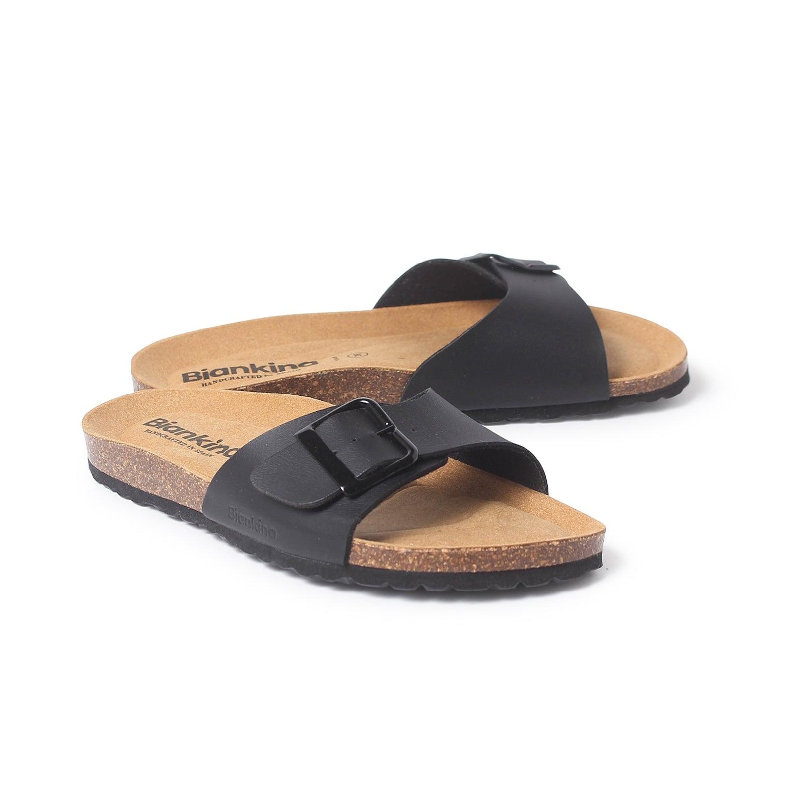 Cork Slide Sandals for Women - Original Cushioned Footbed - Vegan ...