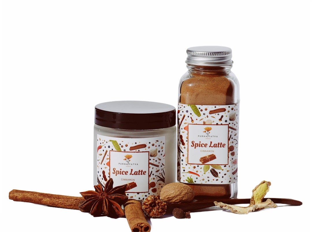 Chai Latte Gift Set: Hand-blended Mix & Cinnamon Candle - Etsy