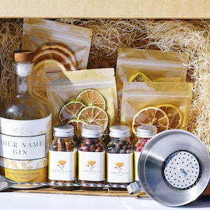 GIN INFUSION KIT - Make Your Gin, Gin Lovers Gift, Gin Botanicals Set ...