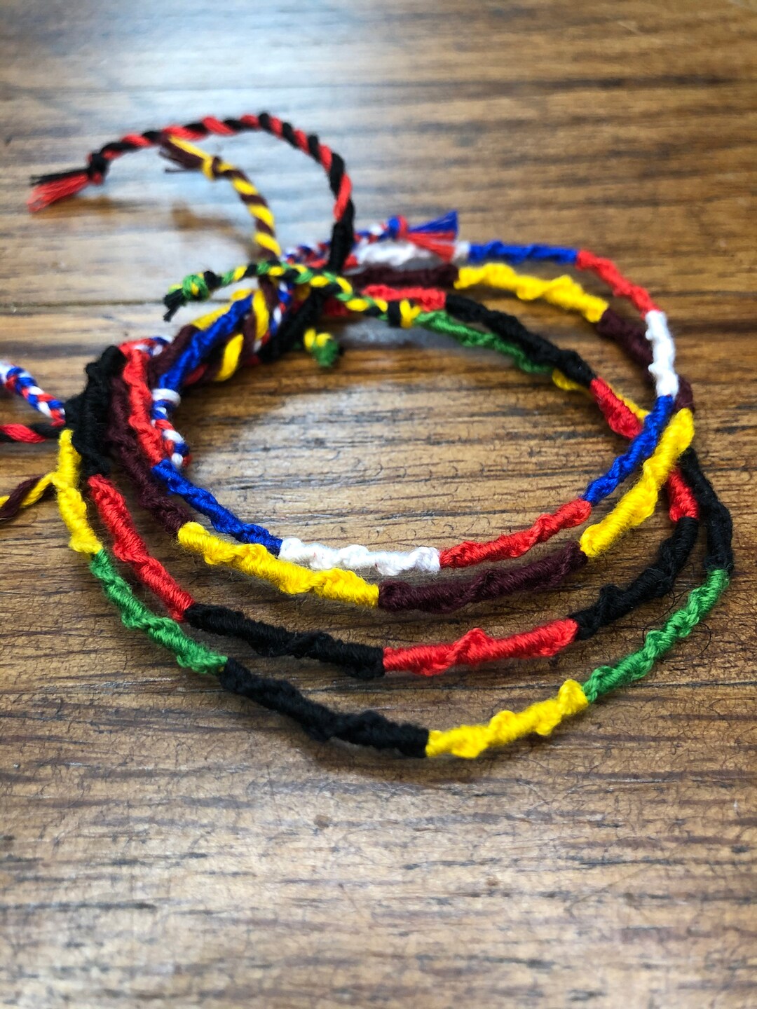 Staircase Friendship Bracelet With Custom Colors - Etsy