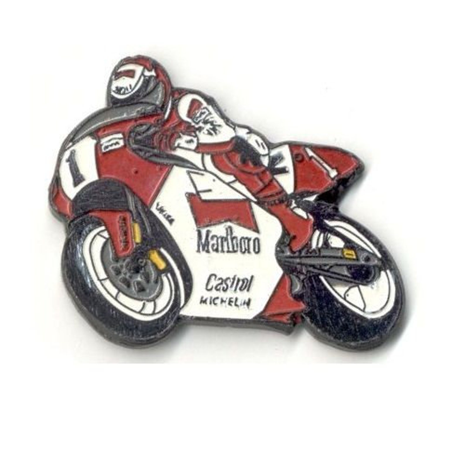 Enamel Pin Badge MotoGP Motorcycle 500cc Gardner, Doohan, Kevin ...