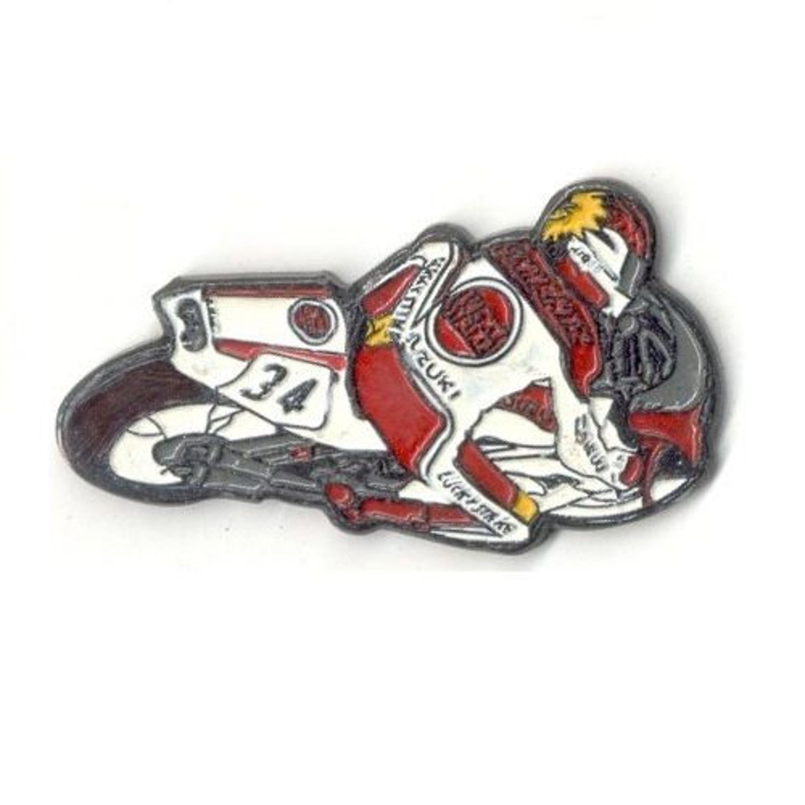 Enamel Pin Badge MotoGP Motorcycle 500cc Gardner, Doohan, Kevin ...