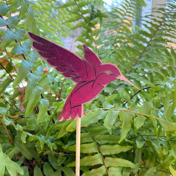 Hummingbird Plant Stake - Etsy