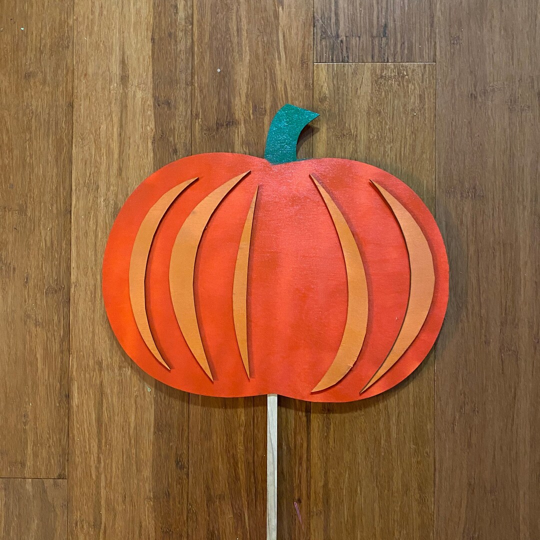Lumpy Pumpkin Garden Stake - Etsy