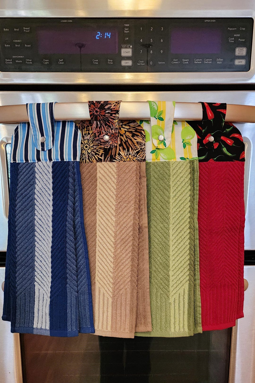 Hanging Kitchen Towel, Snap Closure, Secure Grip - Etsy