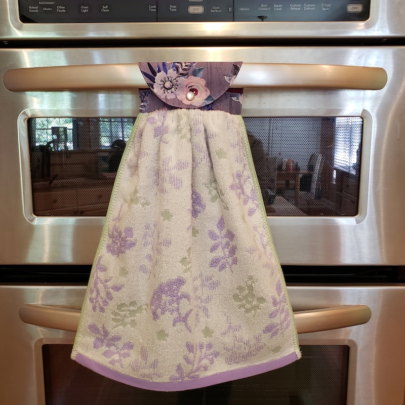 Purple Tea Towel - Etsy