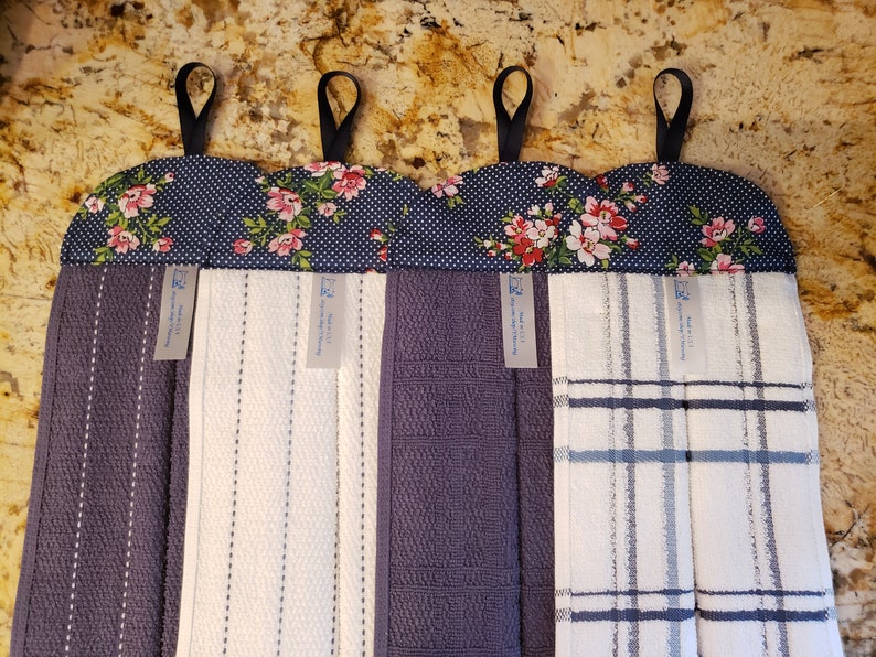 Hanging Dish Towel Kitchen Towel Hand Towel With Header and | Etsy