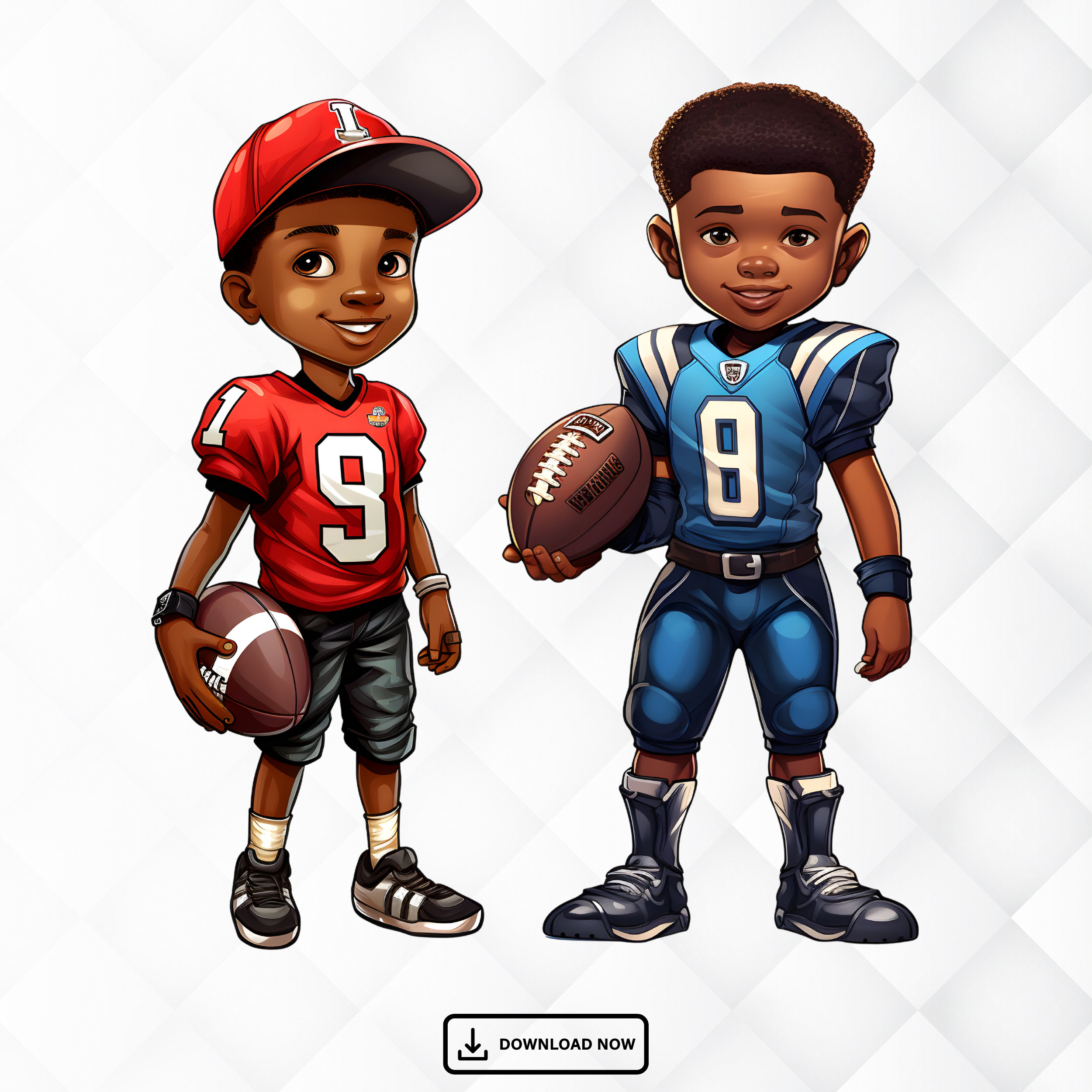 Black Boys Football Clipart. 22 Football Player African American Boys ...