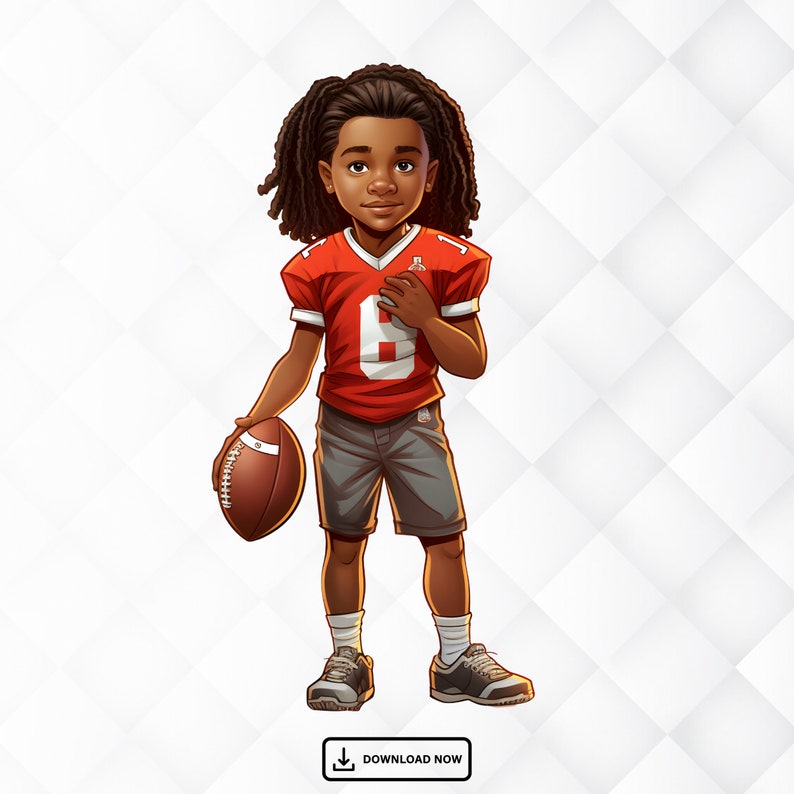 Black Boys Football Clipart. 22 Football Player African American Boys ...