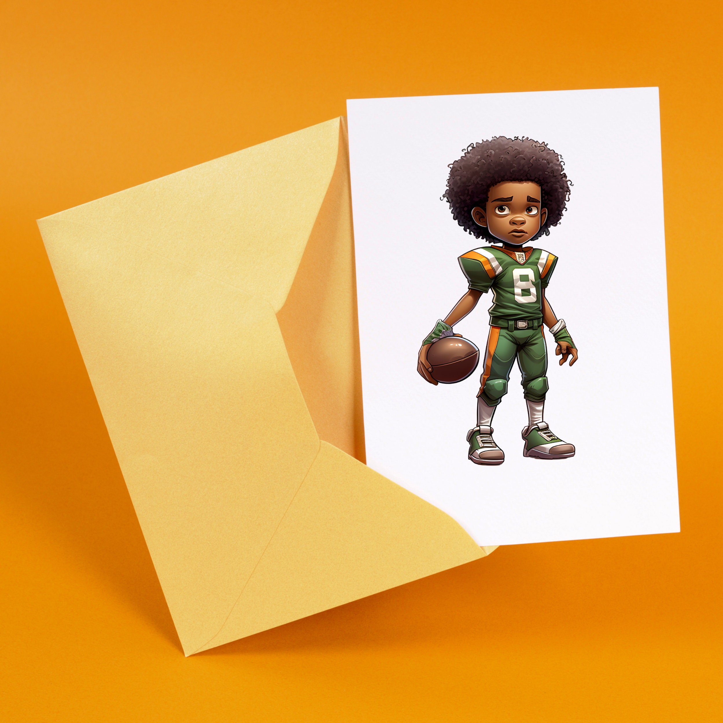 Black Boys Football Clipart. 22 Football Player African American Boys ...