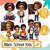 Black Kids Reading Clipart PNG. 12 Boys and Girls Bookworm Black ...