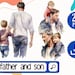 Father and Son Clipart Bundle. 24 Dad and Boy PNG Clipart. Fathers Day ...