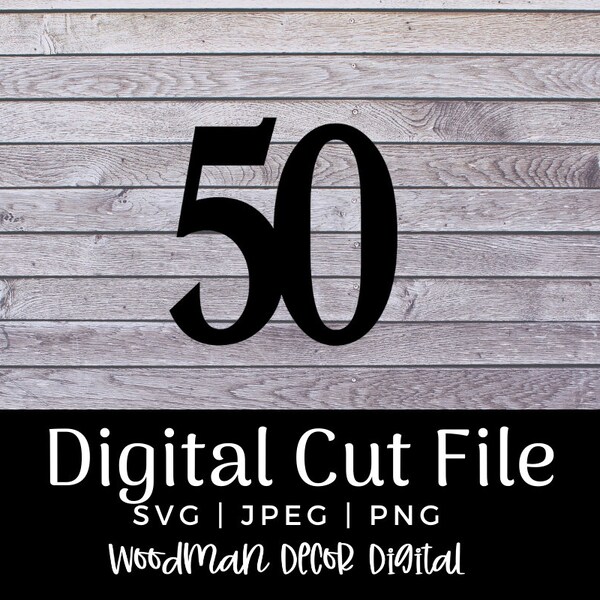 50 Cake Topper - Etsy