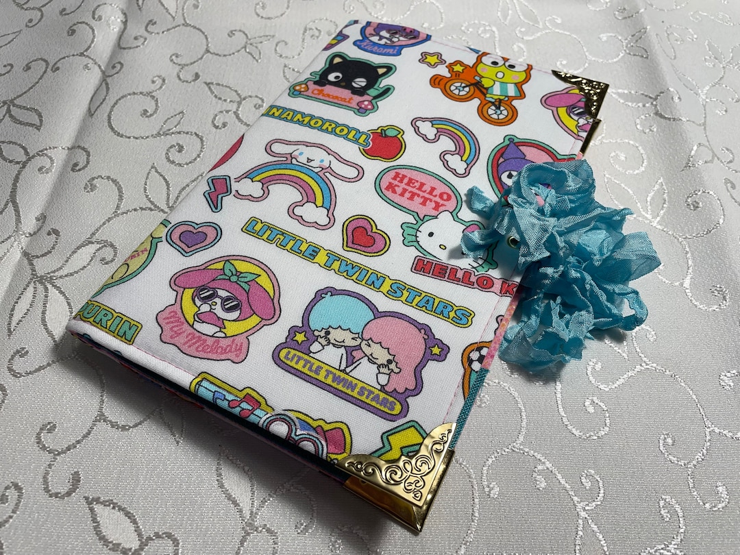 Junk Journal Cover - Hello Kitty, Cinnamoroll, Kuromi on White ...