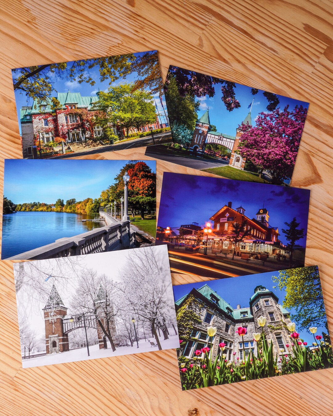 6 Postcards 4x6 Format Printed in 2021 Thick Glossy Cardboard, Colorful ...