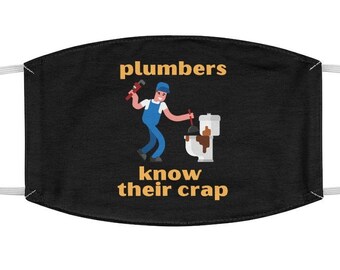 Plumbing Face Mask - Etsy