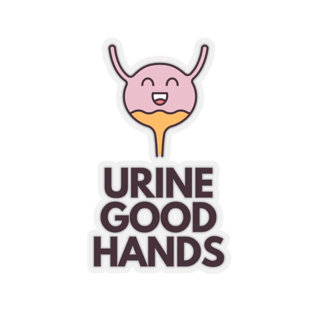 Urine Good Hands Sticker Large Die-cut Decal Cute | Etsy