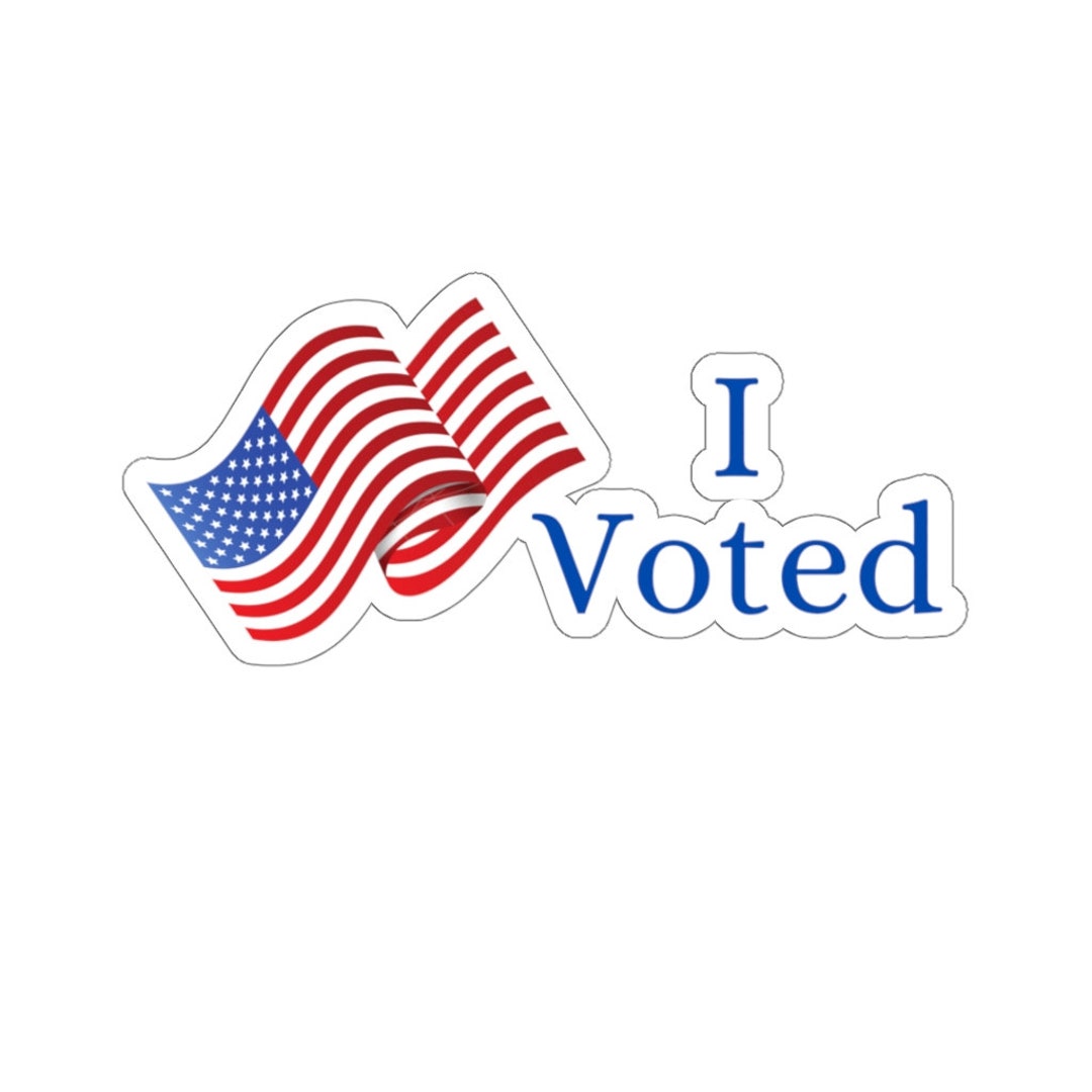 I Voted Giant Sticker Large 6 Classic Design Nostalgic Voting Midterms ...