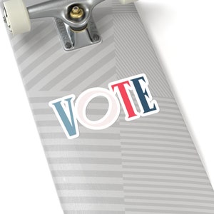 VOTE Sticker Giant 6 Color Print Transparent or White Background ...