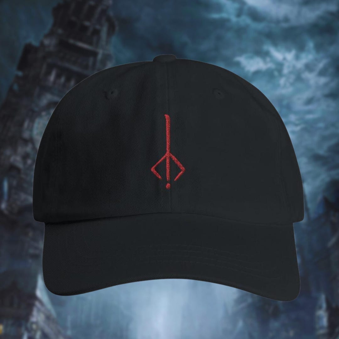 Bloodborne Hunter's Mark Dad Hat - Embroidered Gaming Cap - Adjustable ...