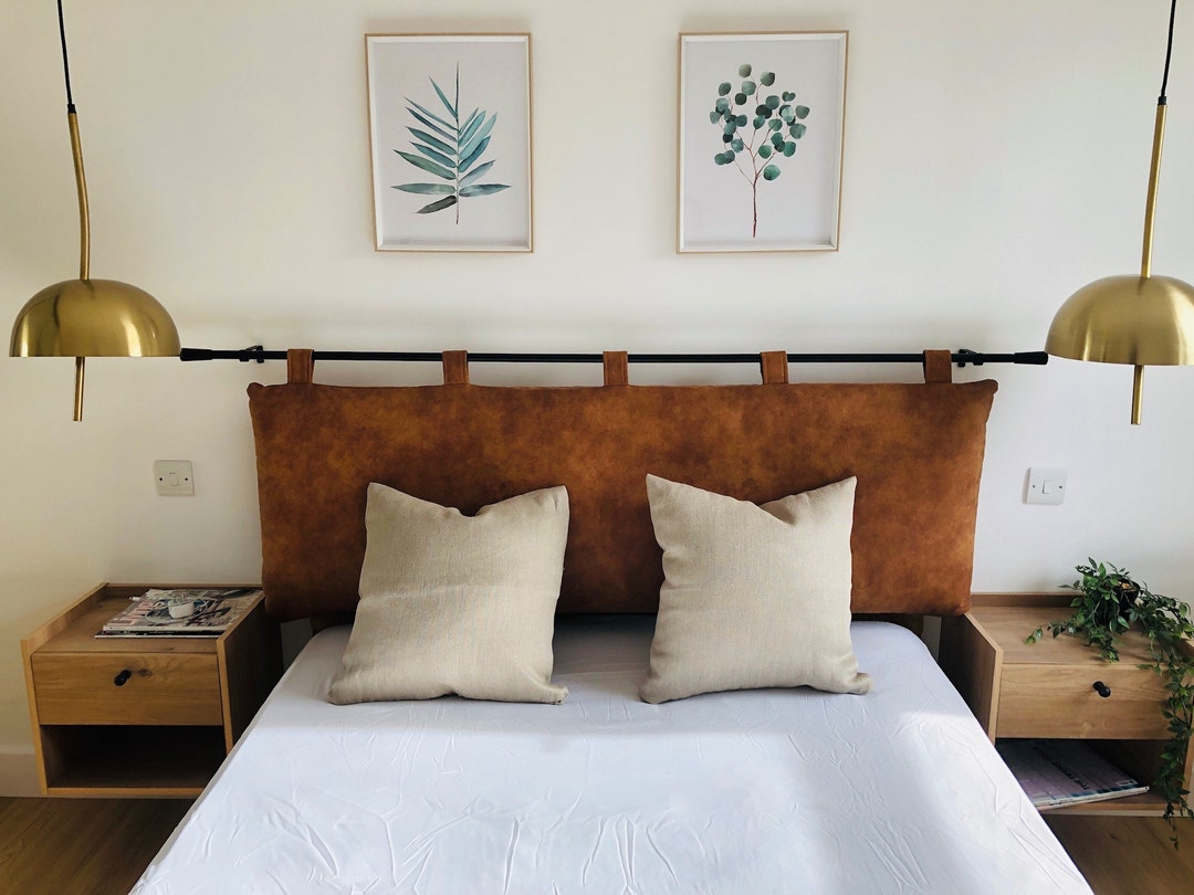 Myhome Wall Cushions / Headboards in Very Soft, Faux Leather Fabric - Etsy
