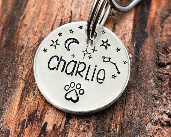 Personalized Dog Name Tag Small Dog Tag Microchipped Dog | Etsy