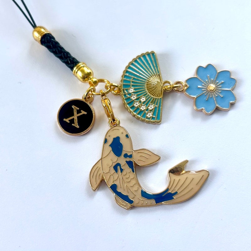 Japanese Fan Charm - Etsy