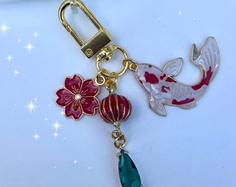 Chinese Lantern Keychain - Etsy