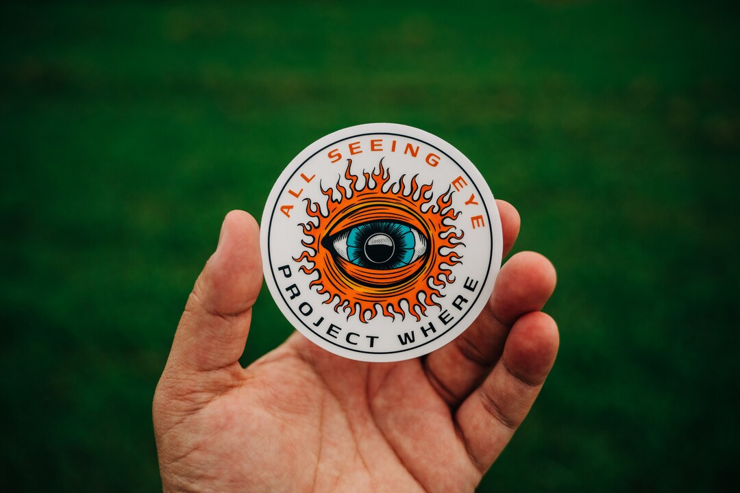 All Seeing Eye Vinyl Sticker, Durable Protection Decal - Etsy