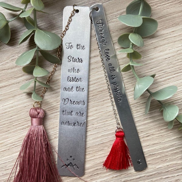 Metal Bookmark - Etsy