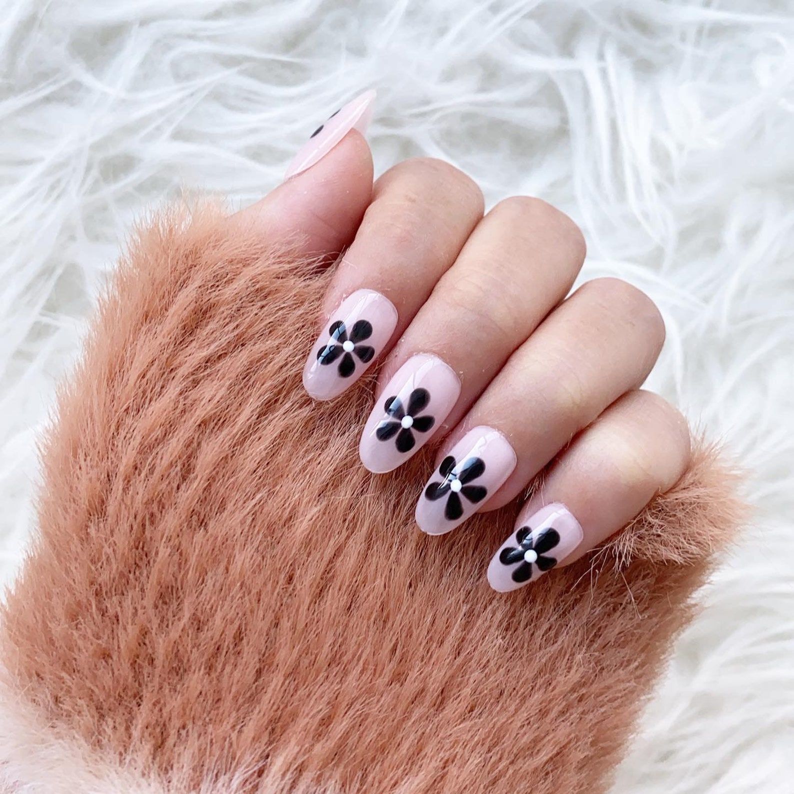 Reusable Flower Simple Cute Press on Nails - Etsy