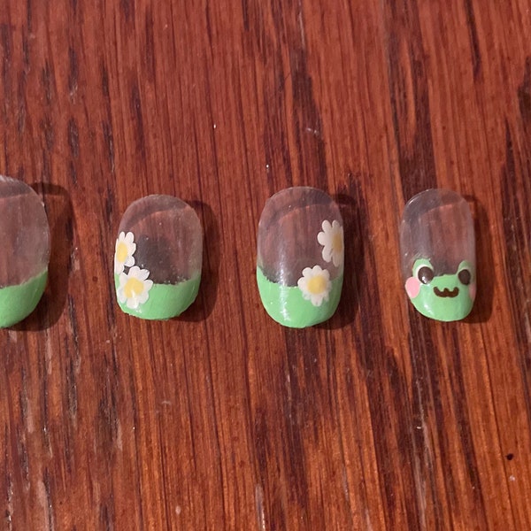 Frog Nails - Etsy