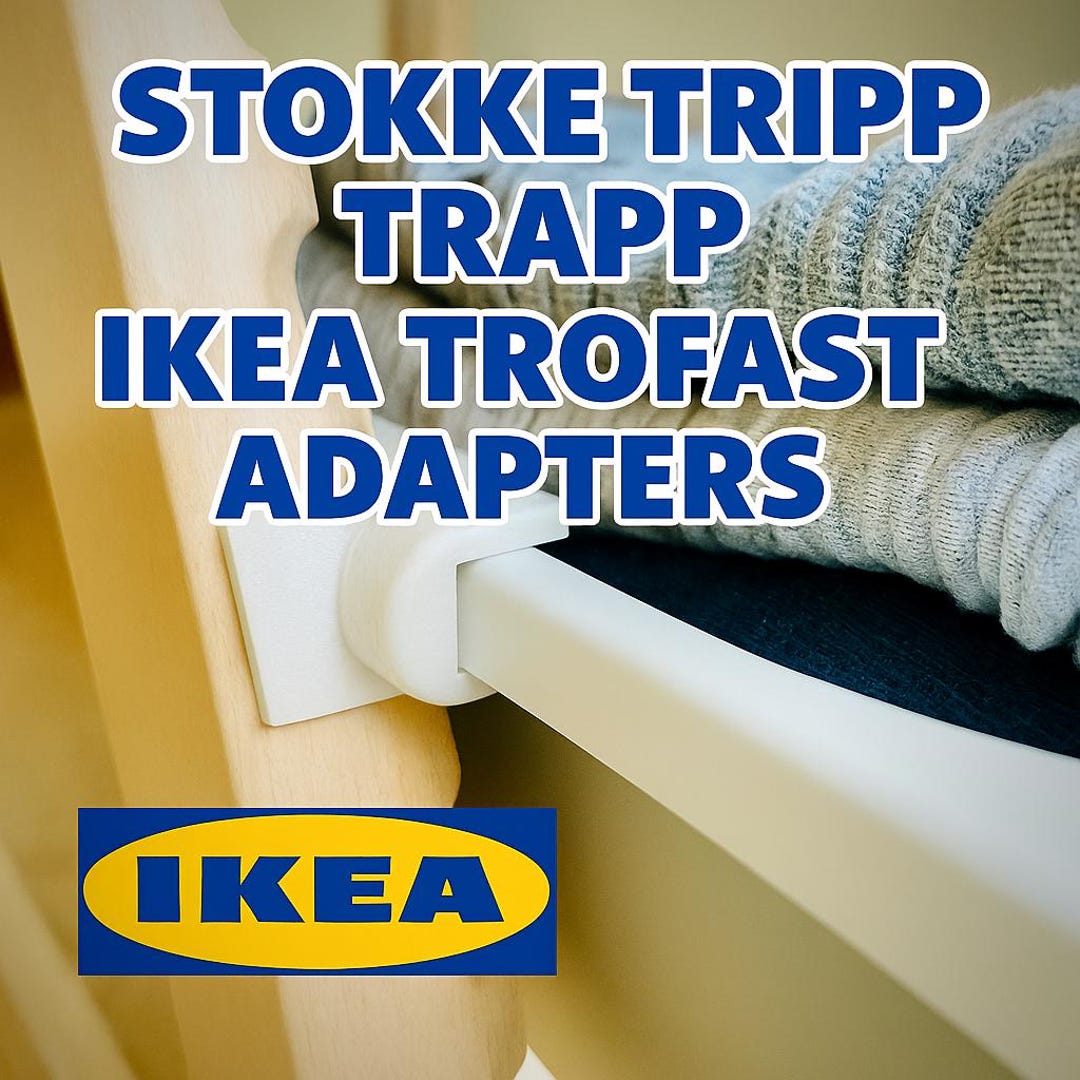 Stokke Tripp Trapp IKEA Trofast Adapter: High Chair Storage Hack - Etsy