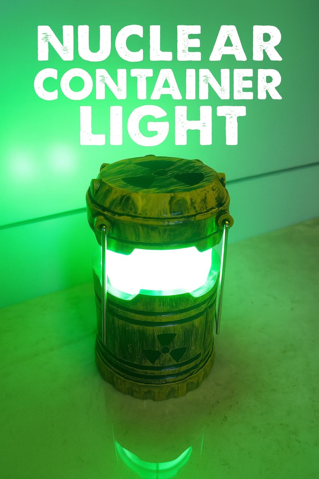 Nuclear Reactor Lamp | Glowing Sci-fi Desk Light | Light Opens to ...