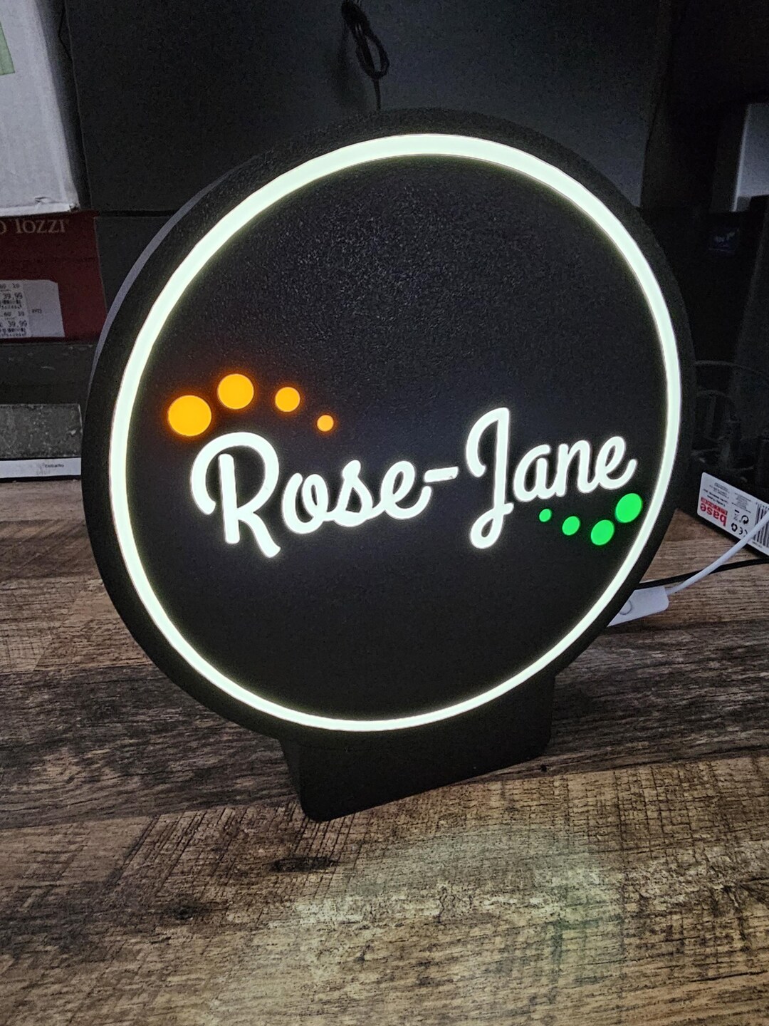 Custom Name LED Light Sign - Kids Room Decor - Etsy