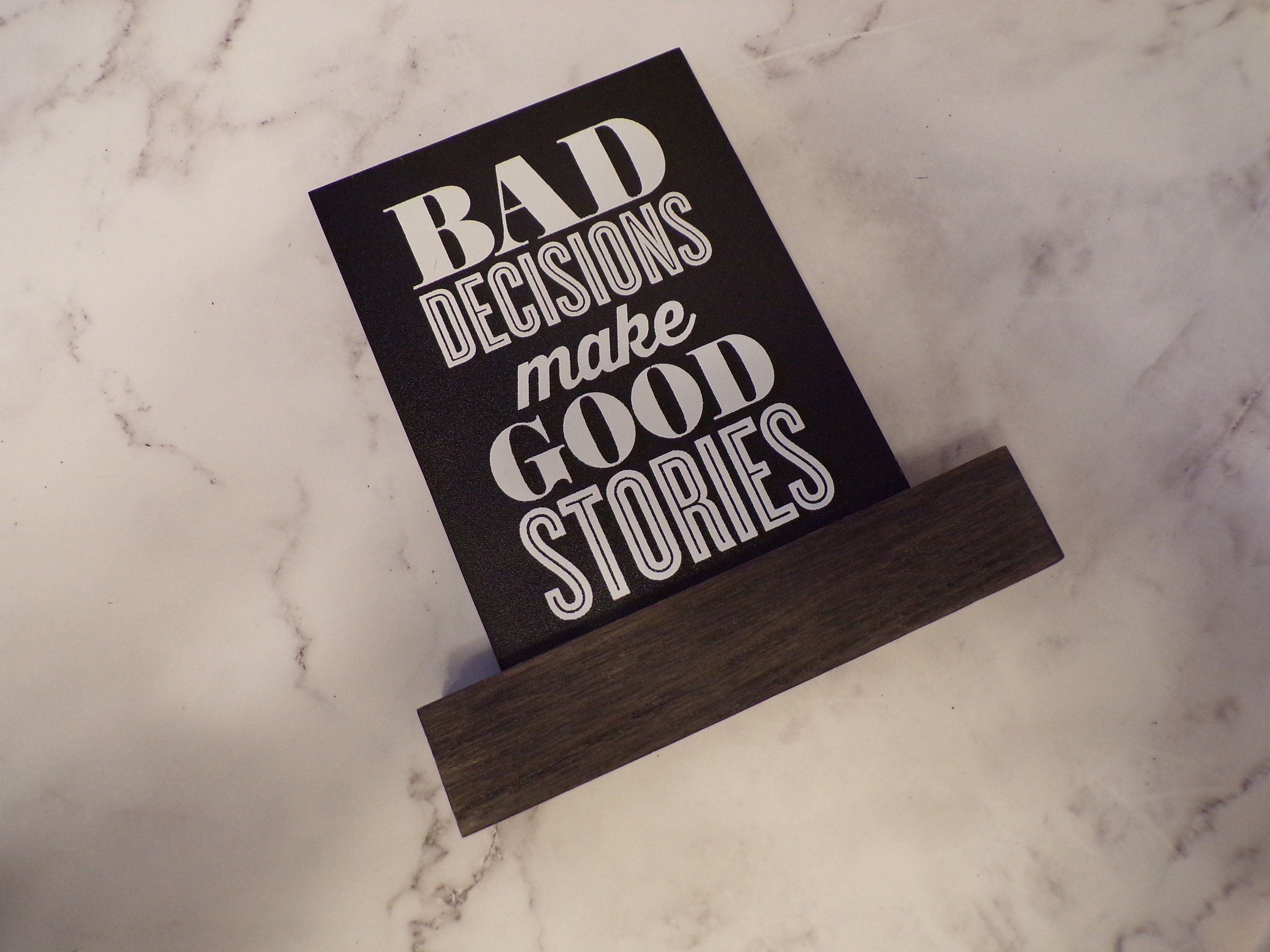 Standing Sign Funny Signs Farmhouse Sign Sign With Stand Double-sided ...