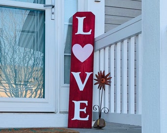 Valentines Day Porch Sign | Etsy