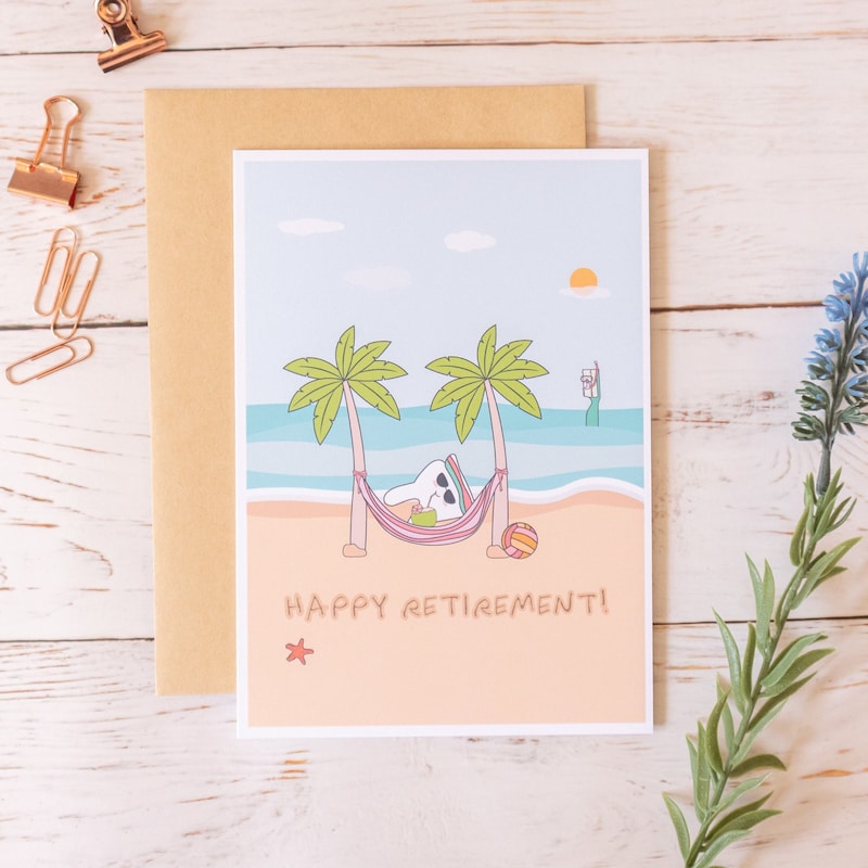 Retirement Card Dental - Etsy