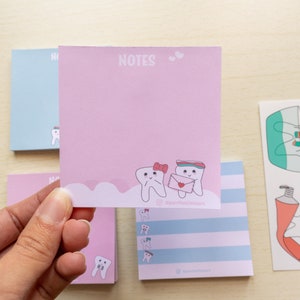 Cute Dental Notepads Bundle | 4-pack | Tear off Notepad| Dental Student ...