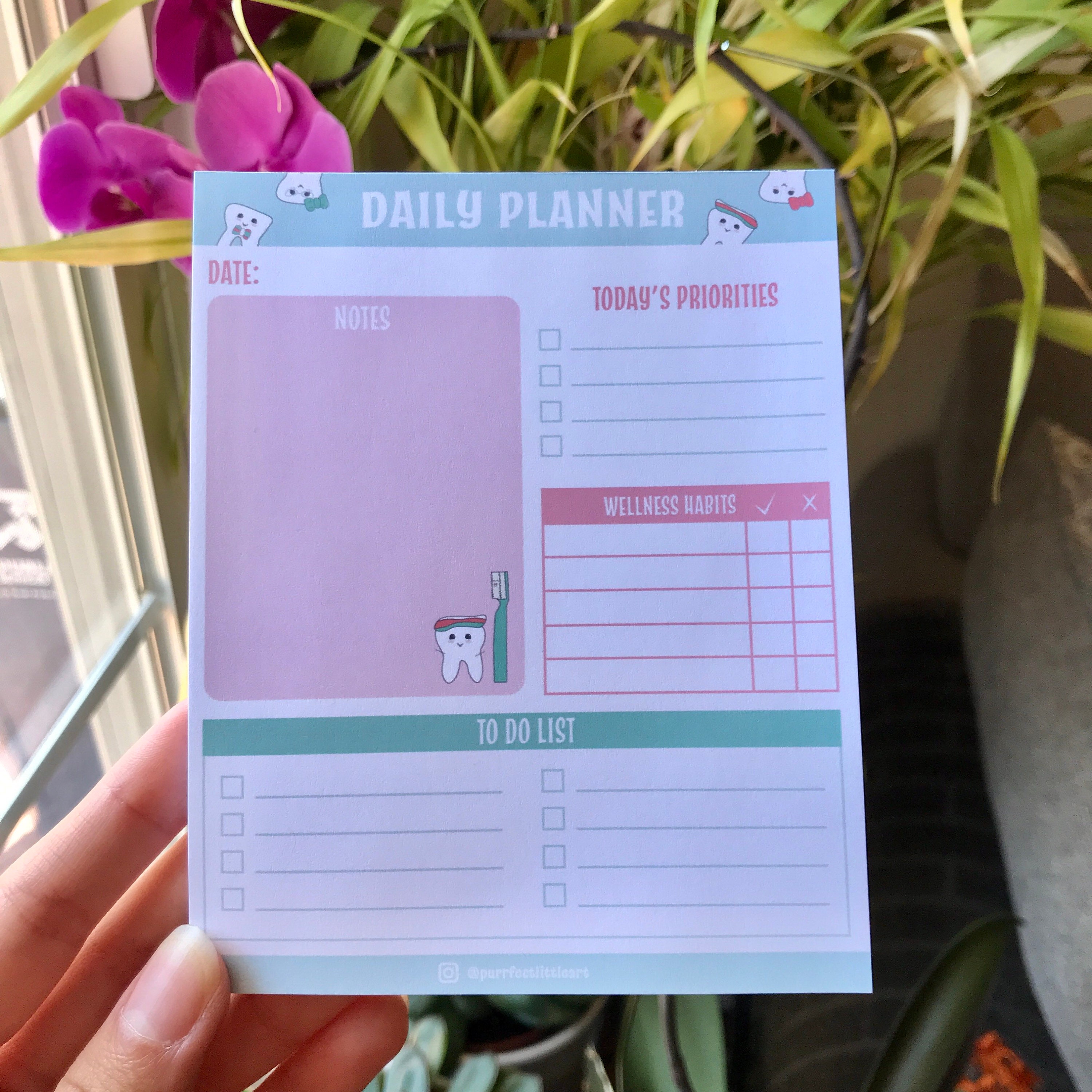 Dental Daily Planner Productivity Planner Dental Hygienist | Etsy