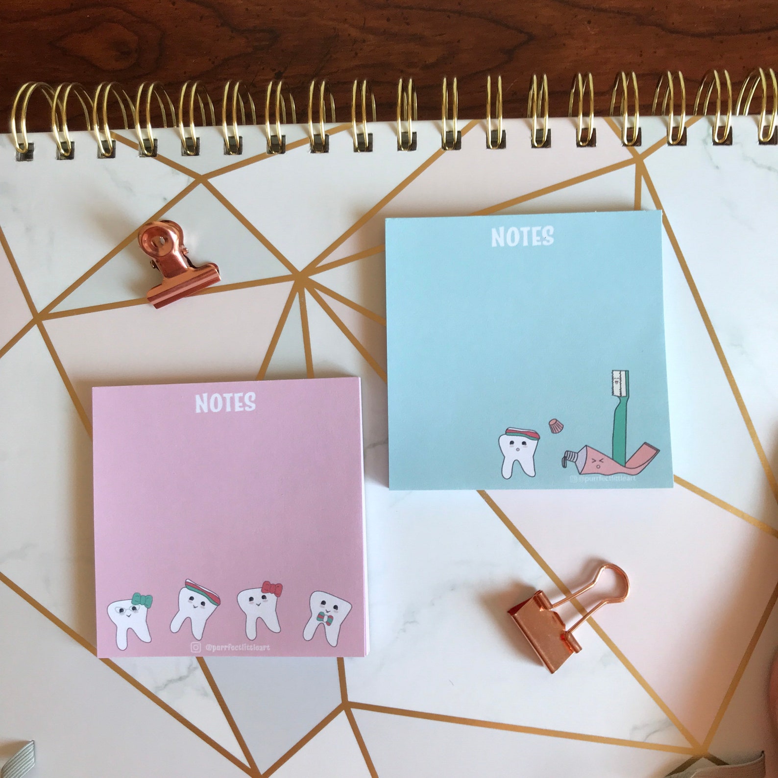 Dental Notepads 2-pack | Tear off Notepad | Dental Hygienist | Dentist ...