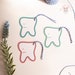 Tooth-shaped Gift Tags | Bundle-pack | Dental Hygienist Gift | Gift Tag ...