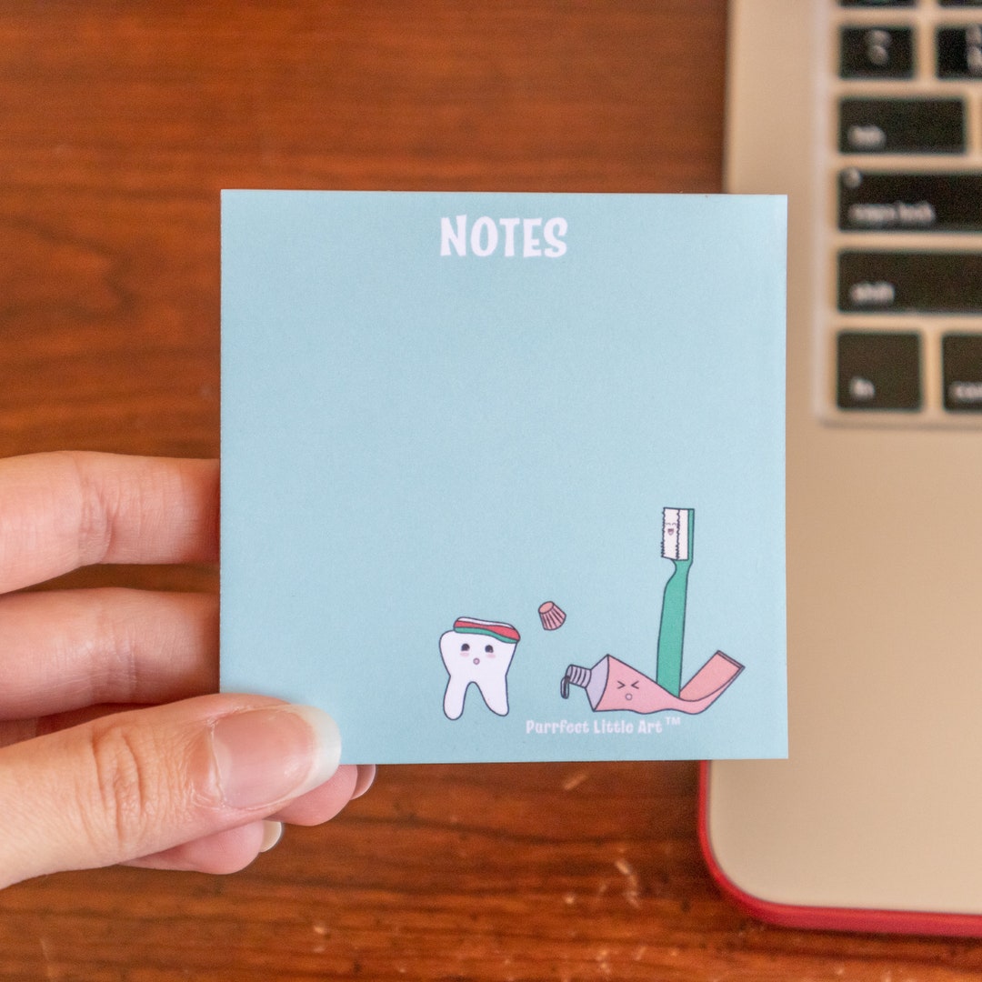Personalized Dental Notepad | NOT Sticky Notes | Gift for Dentist - Etsy UK