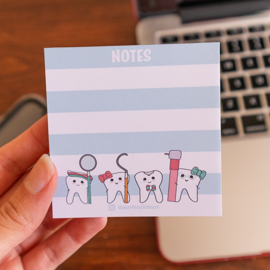 Dental Notepad | NOT Sticky Notes | Dental Tools | Dentist Gift ...
