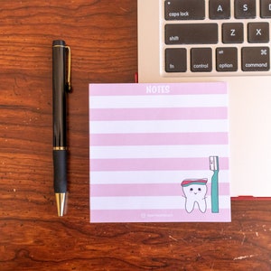 Personalized Dental Notepad: Teeth Stationery Gift - Etsy