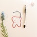 Tooth-shaped Gift Tags | Bundle-pack | Dental Hygienist Gift | Gift Tag ...