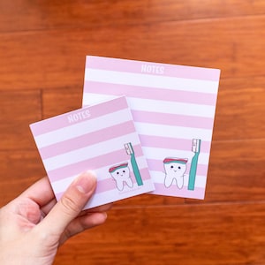 Personalized Dental Notepad: Teeth Stationery Gift - Etsy