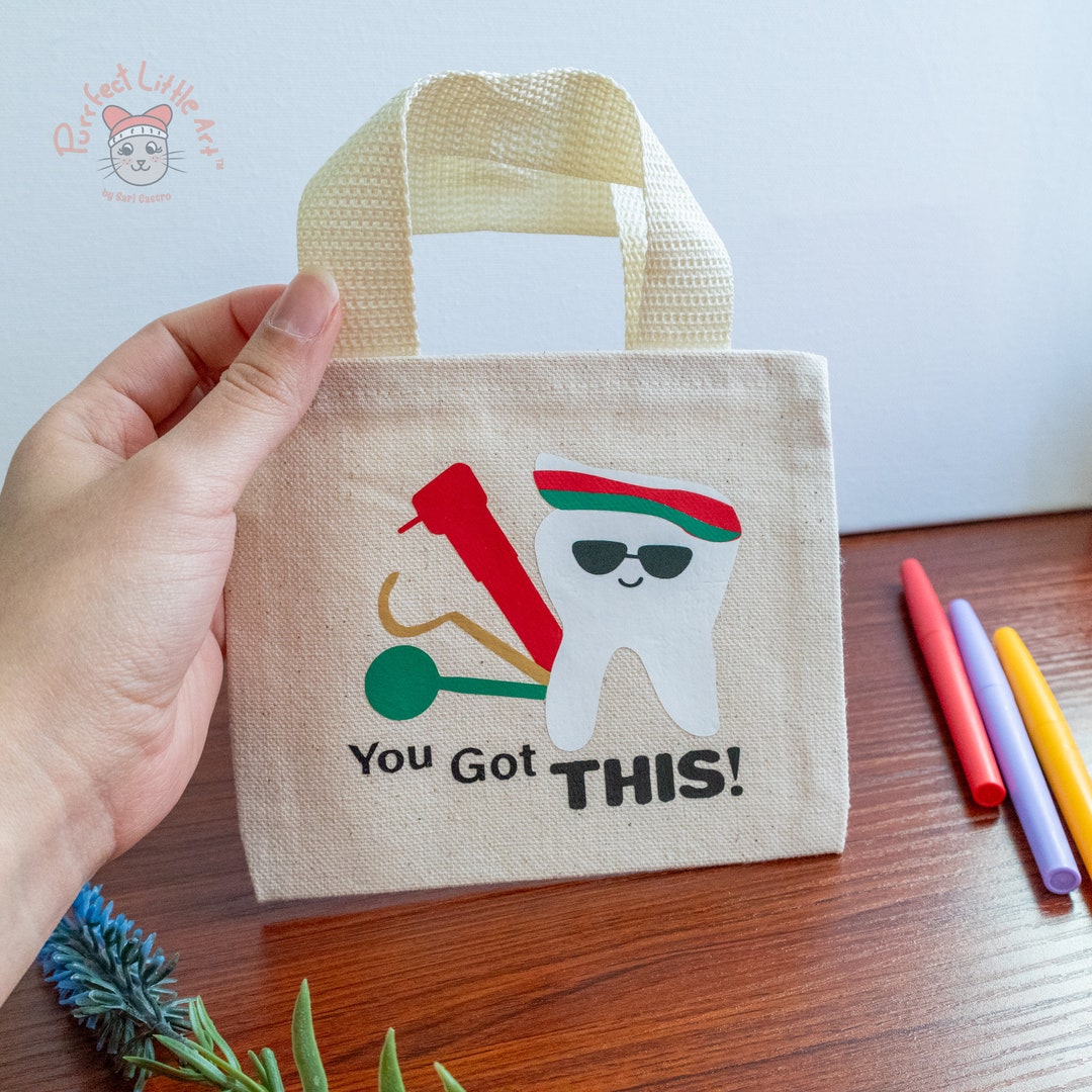 Dental Mini Tote Bag: Hygienist Student Gift - Etsy