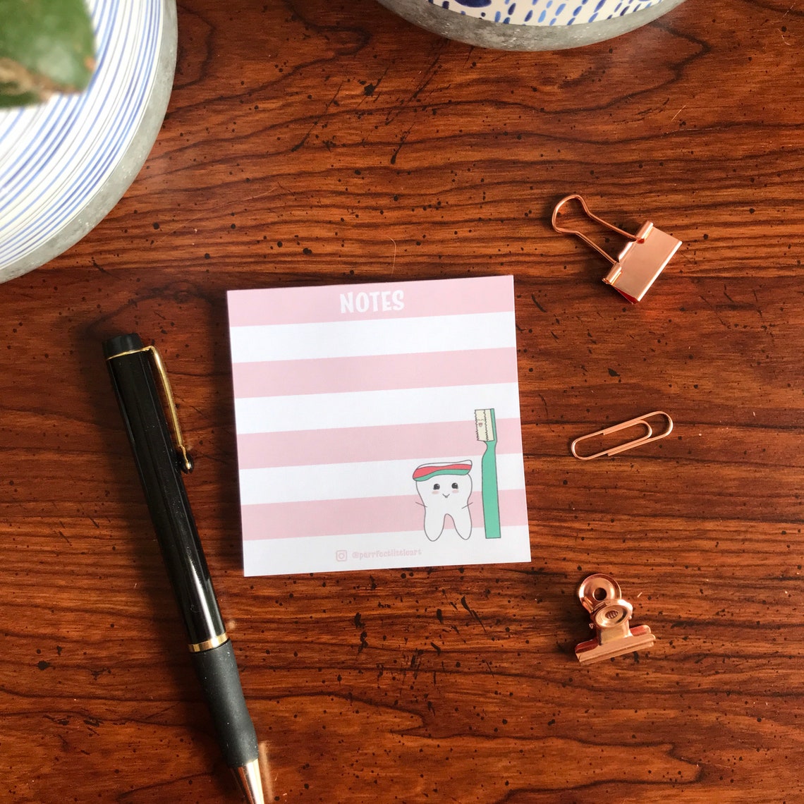 Dental Notepads 2-pack NOT Sticky Notes Teeth Stationery | Etsy